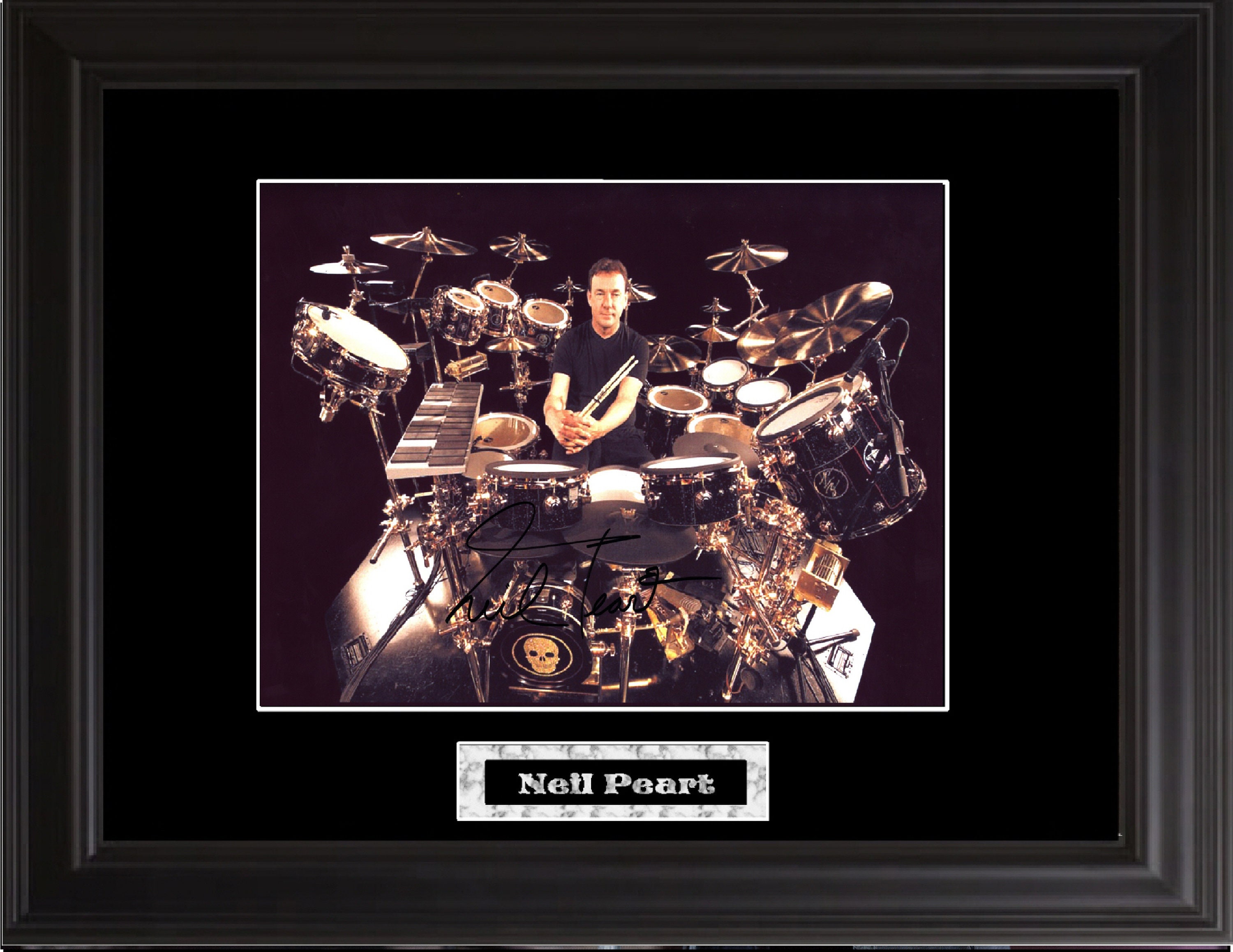 Neil Peart Autographed Photo - Etsy