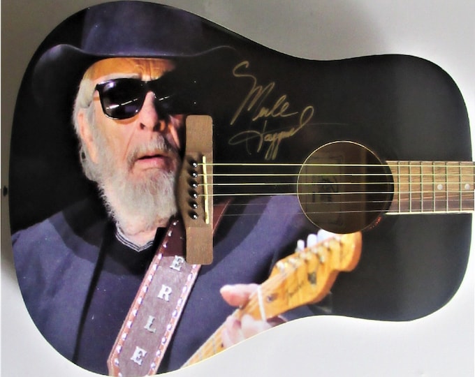 Custom Merle Haggard Style Guitar Strap - Etsy