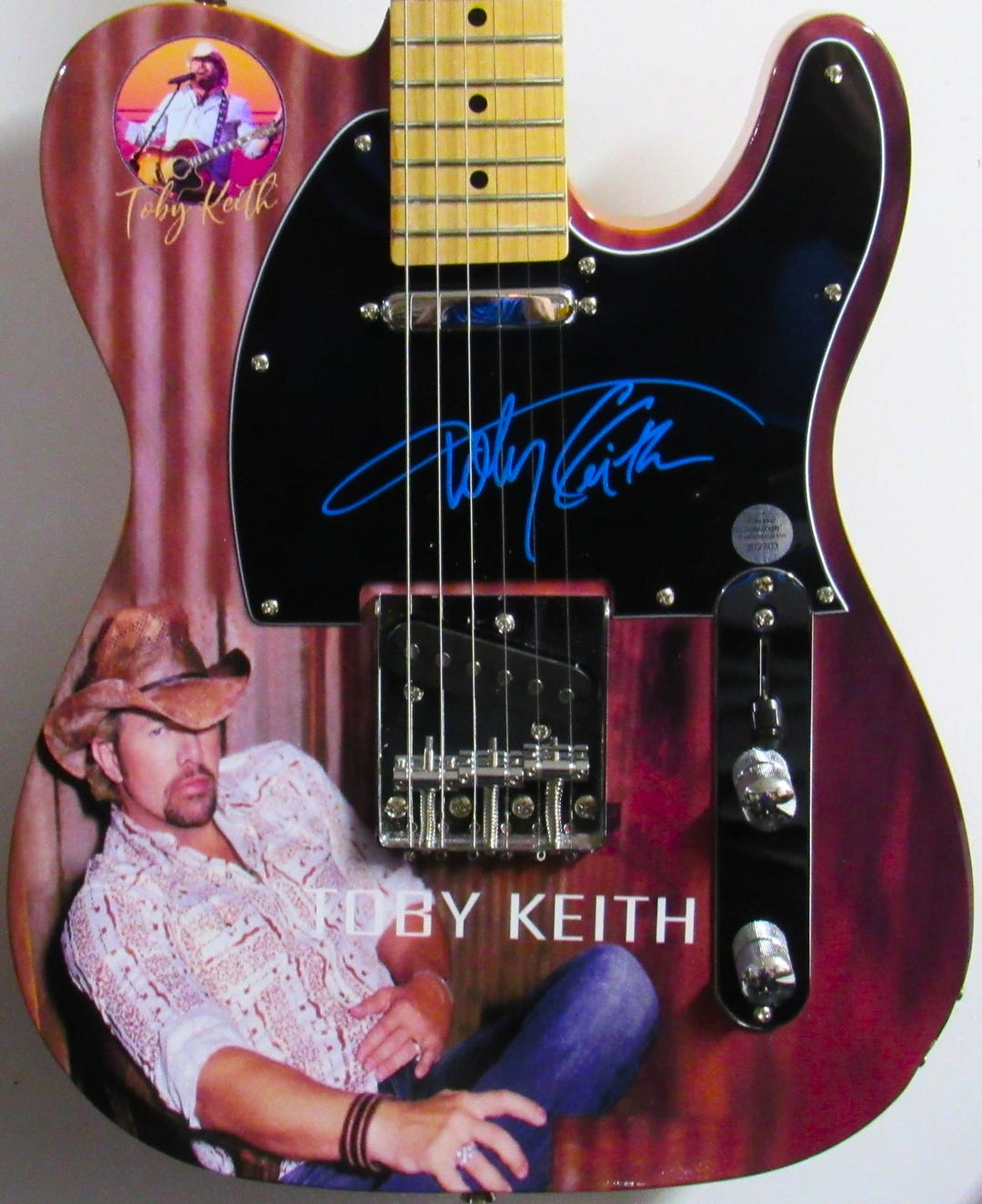 Toby Keith Autographed Guitar - Etsy
