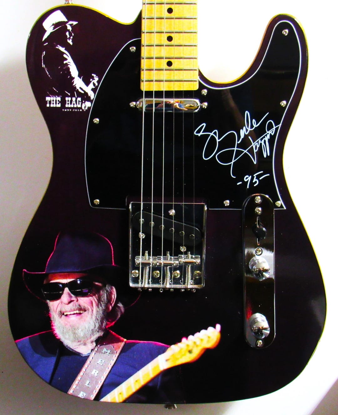 Merle Haggard Autographed Guitar - Etsy