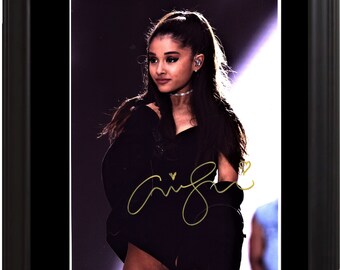 ARIANA GRANDE SIGNED Photo Thank U, Next 7 Rings My Everything - Etsy