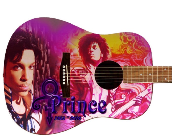 Miniature Guitar Prince Purple Symbol - Etsy