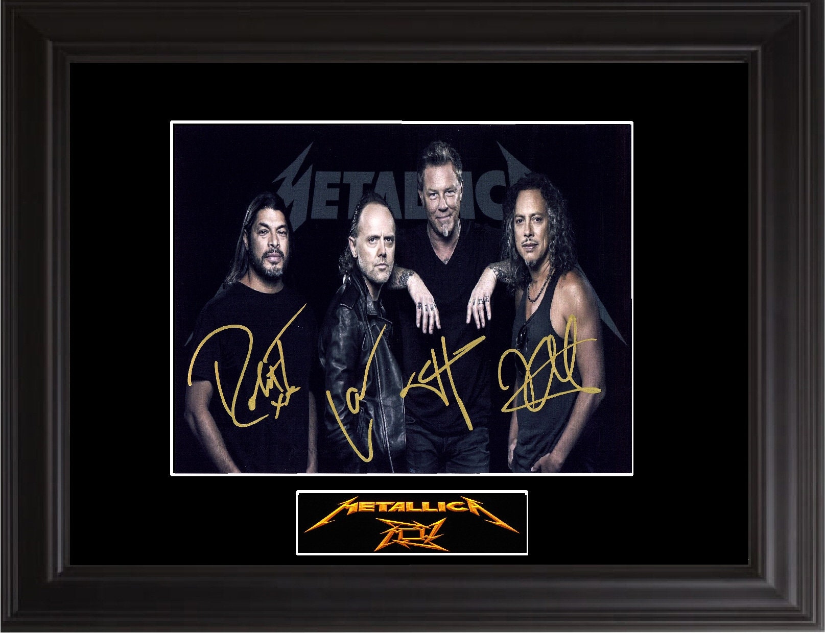 Metallica Autographed Photo - Etsy