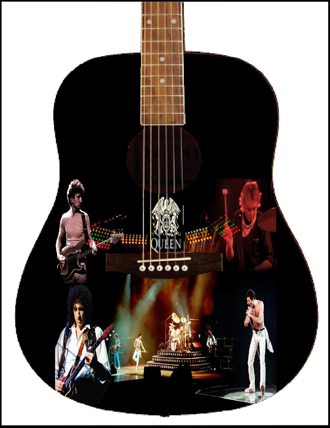 Queen Custom Guitar - Etsy