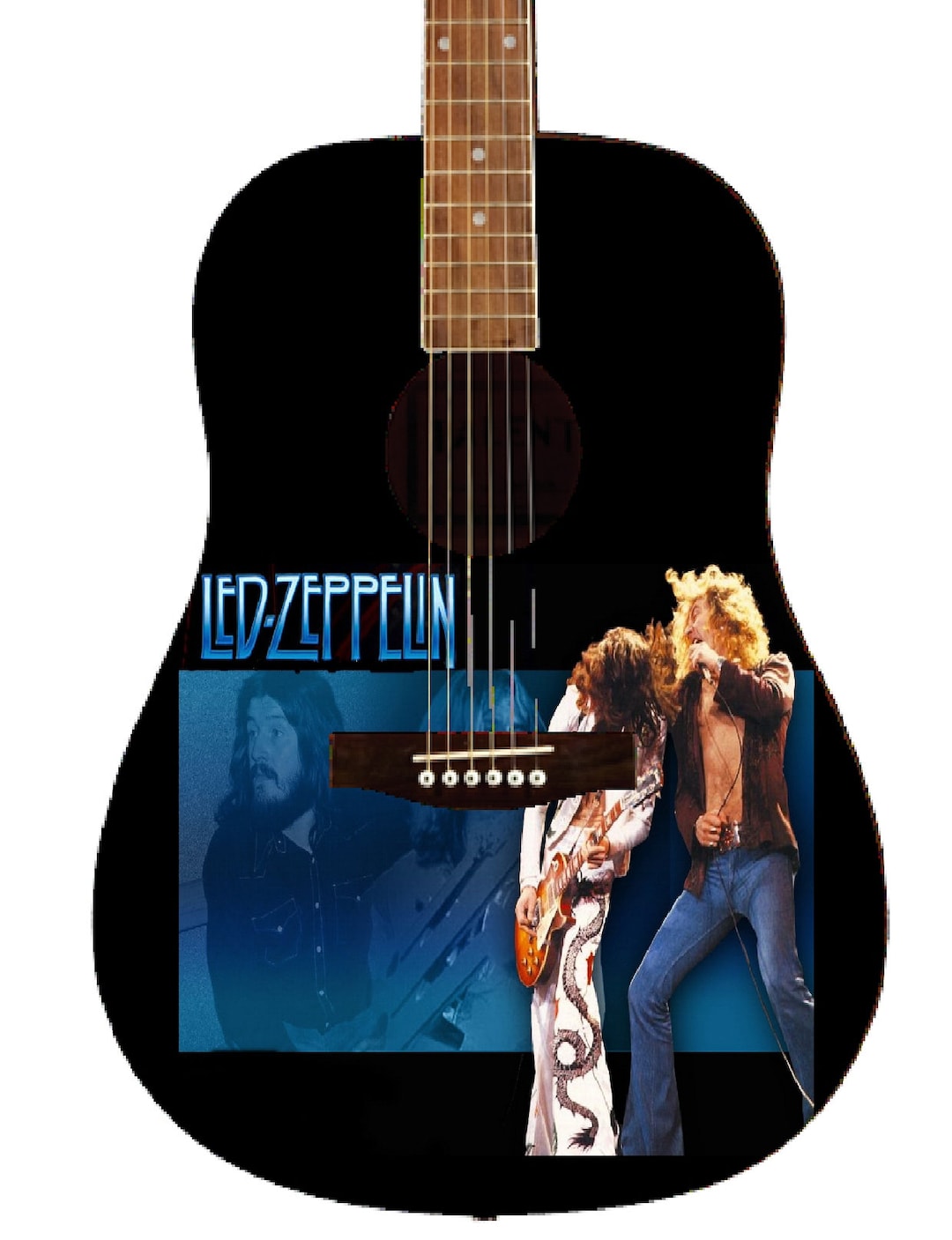 Led Zeppelin Custom Guitar - Etsy