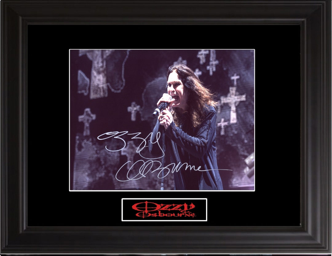 Ozzy Osbourne Autographed Photo - Etsy