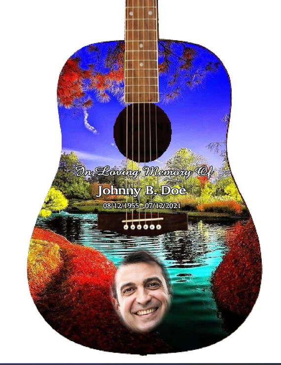 Custom Memorial Guitar | Etsy