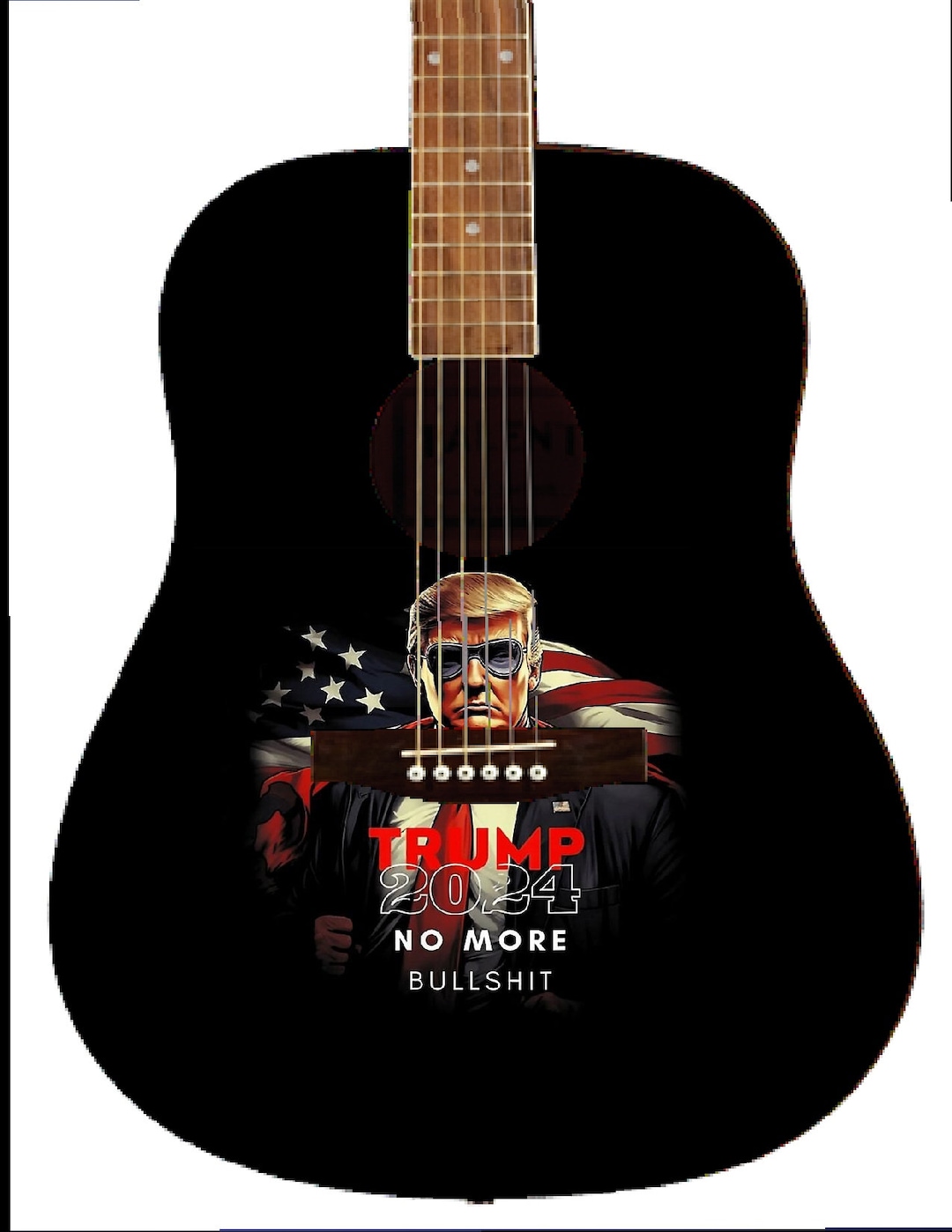 Trump Custom Guitar - Etsy