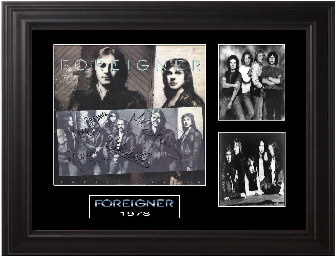Foreigner Autographed LP " Double Vision" - Etsy