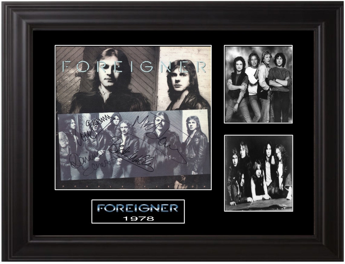 Foreigner Autographed LP Double Vision - Etsy