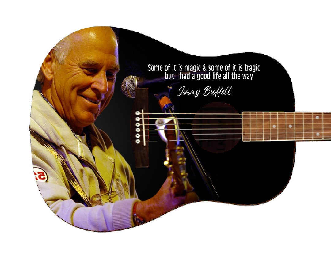 Jimmy Buffett Custom Guitar - Etsy