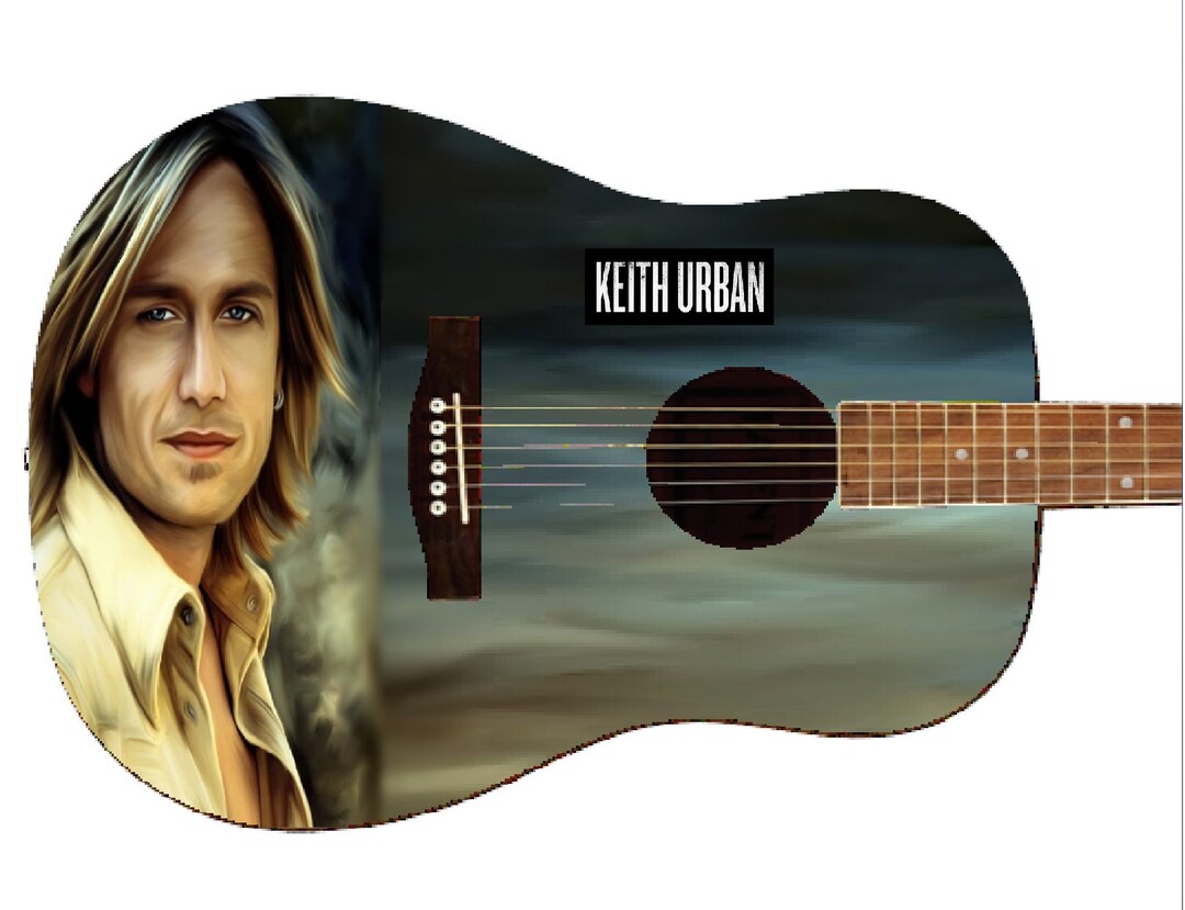 Keith Urban Custom Guitar - Etsy