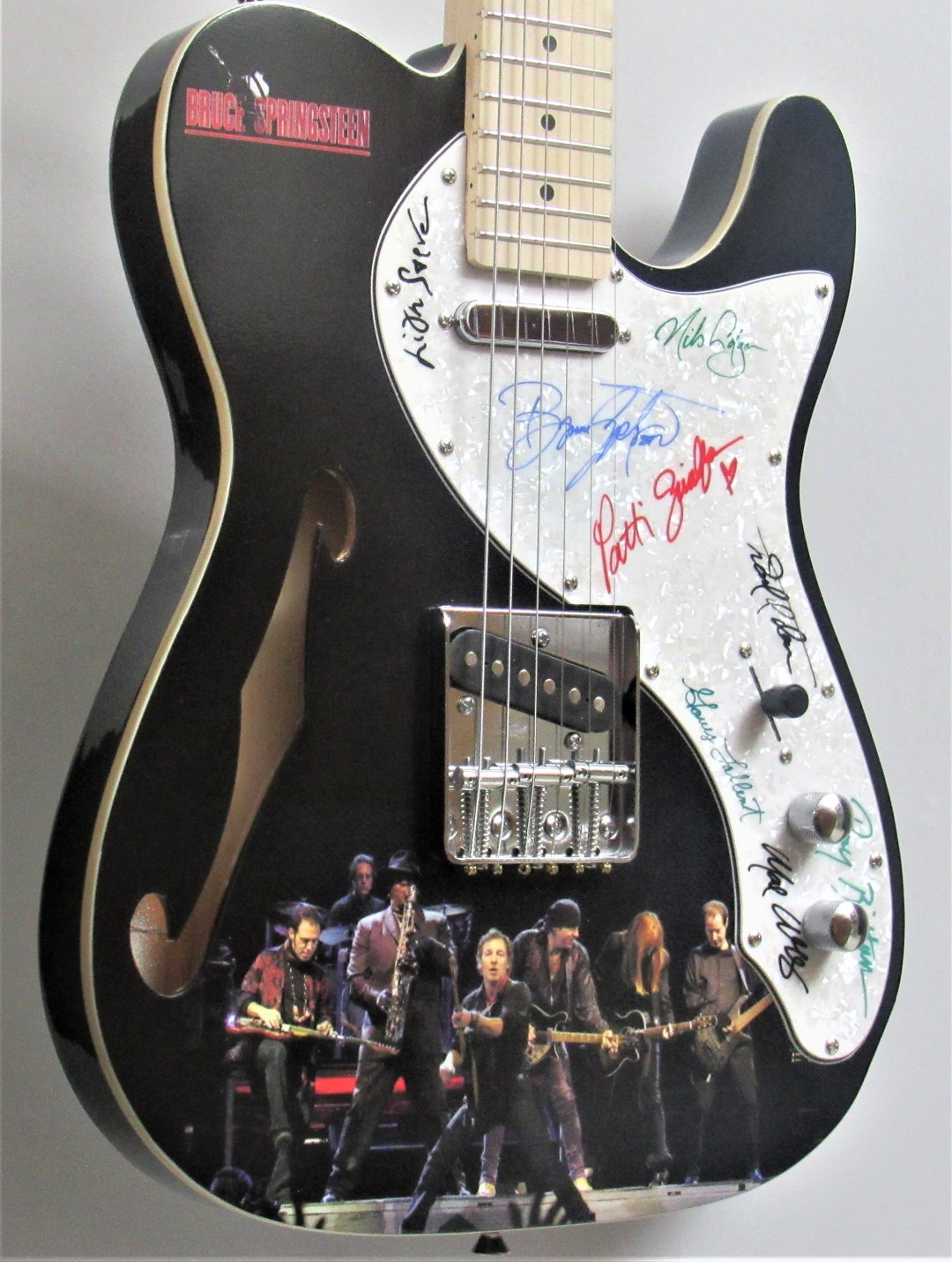 Bruce Springsteen Autographed Guitar - Etsy