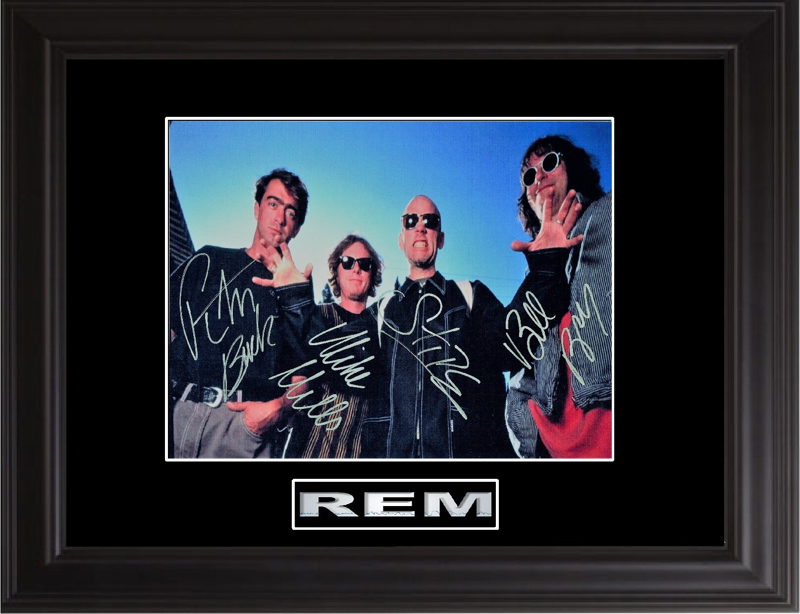 R E M Autographed Photo - Etsy