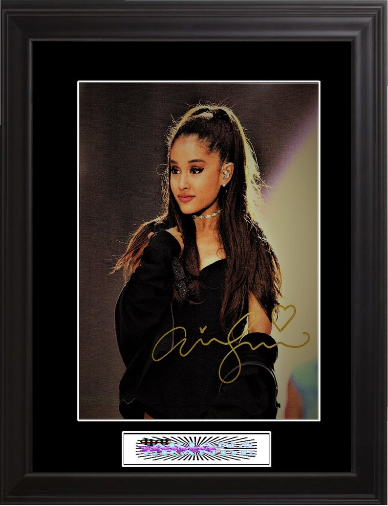 Ariana Grande Autographed Photo | Etsy