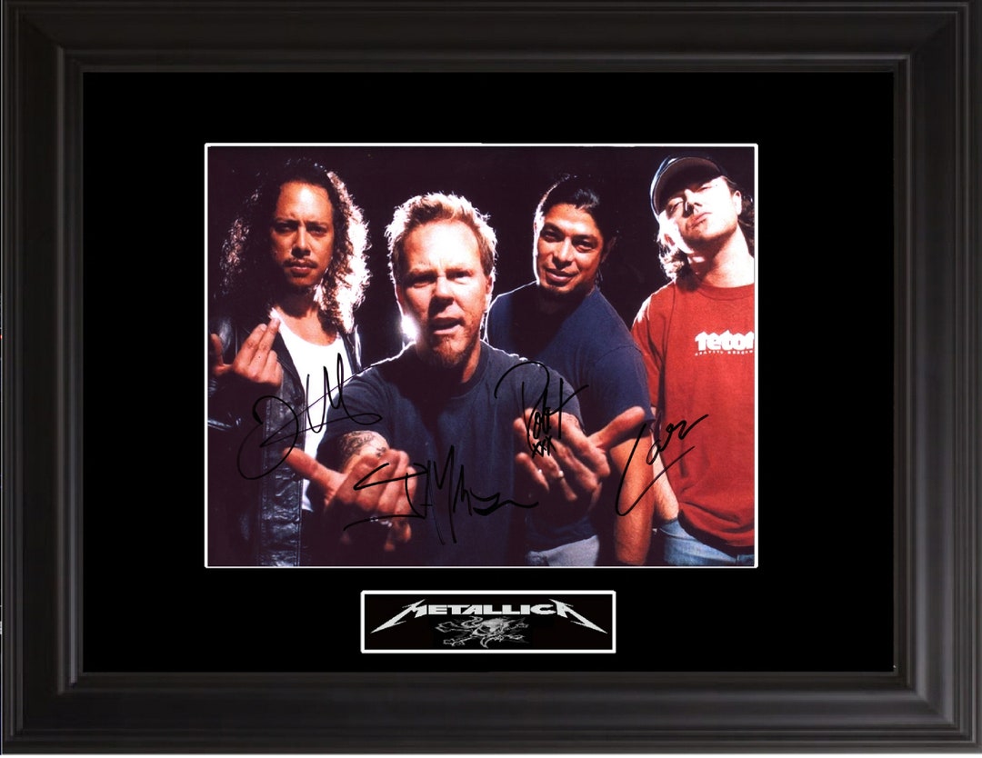 Metallica Autographed Photo - Etsy