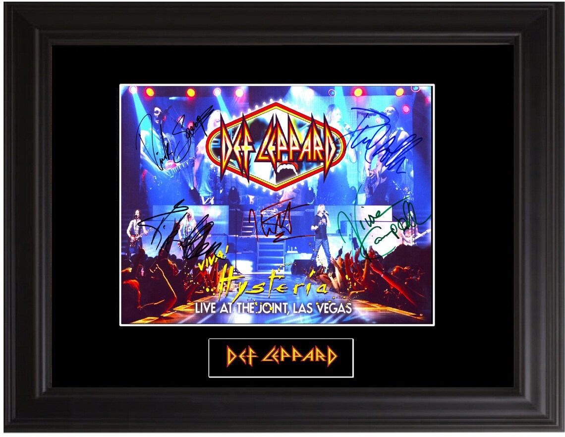 Def Leppard Autograph Photo - Etsy