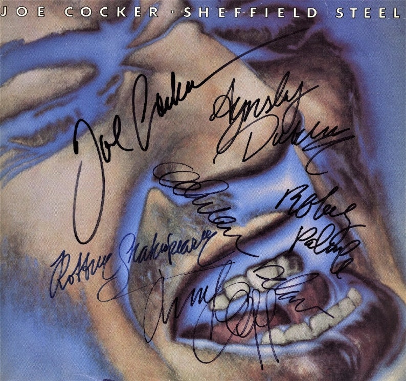 Joe Cocker Autographed LP - Etsy