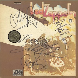 Led Zeppelin Autographed LP - Etsy