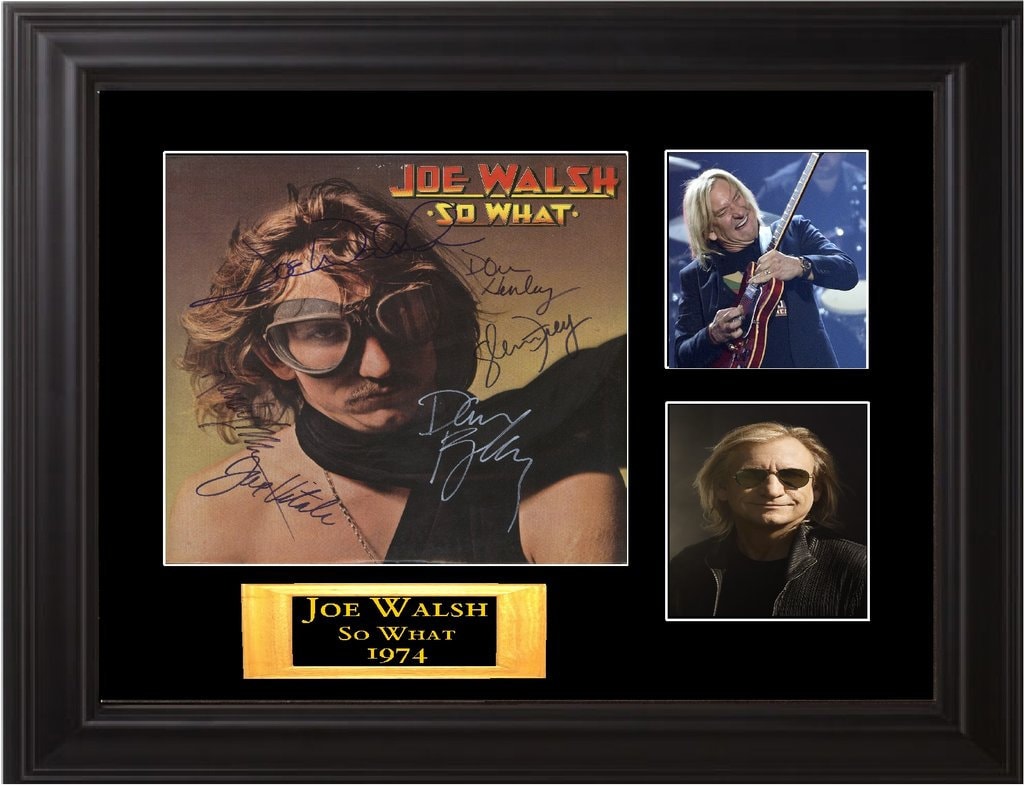 Joe Walsh Autographed Photo Art & Collectibles Memorabilia etna.com.pe