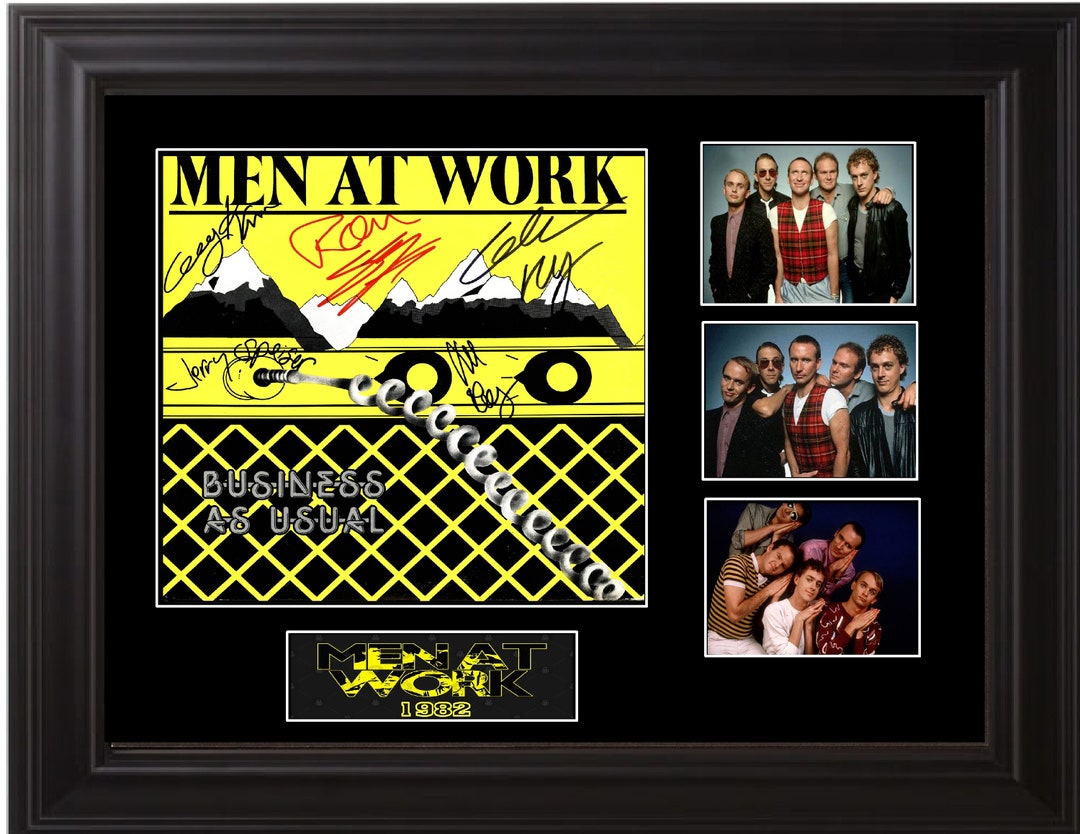 Men at Work Band Signed Business as Usual Album - Etsy