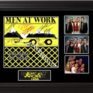 Men at Work Band Signed Business as Usual Album - Etsy