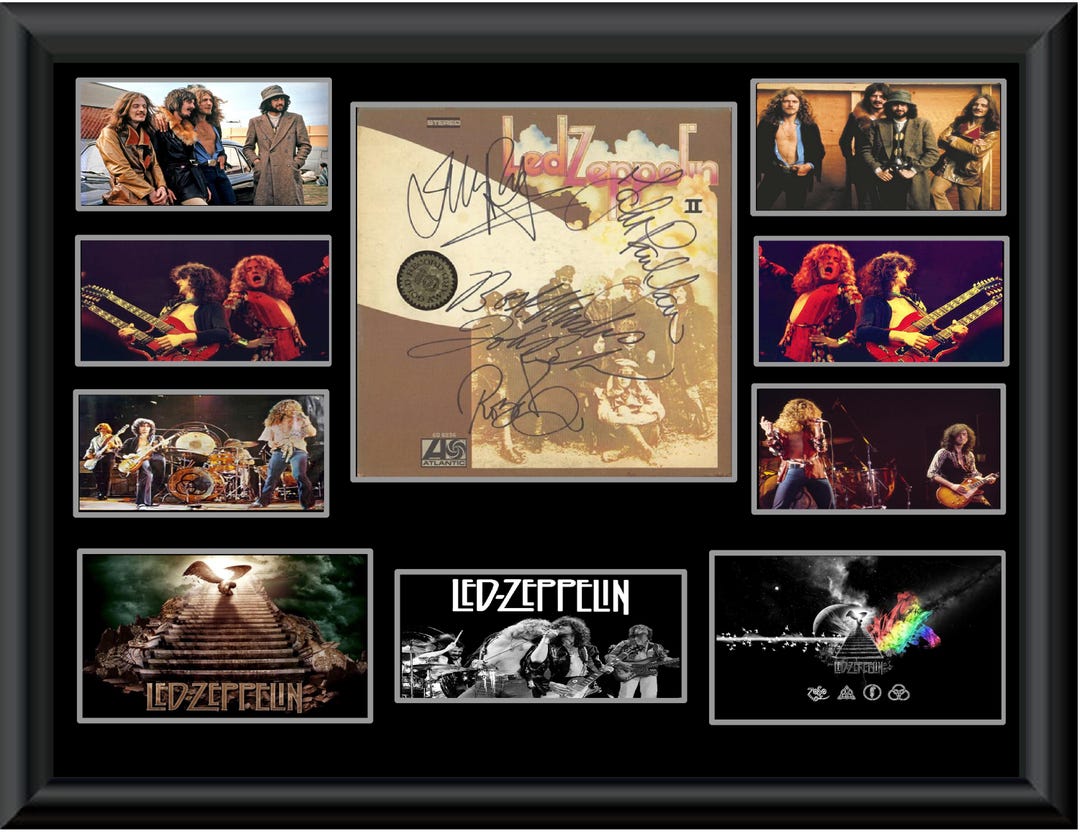 Led Zeppelin Autographed LP - Etsy