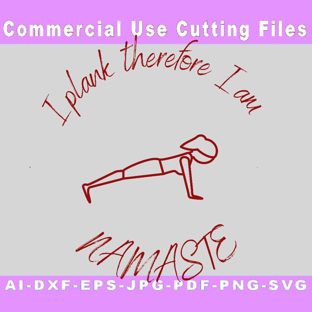 Yoga Namaste Workout / Fitness SVG. Yoga Namaste Art for Gym Workout ...