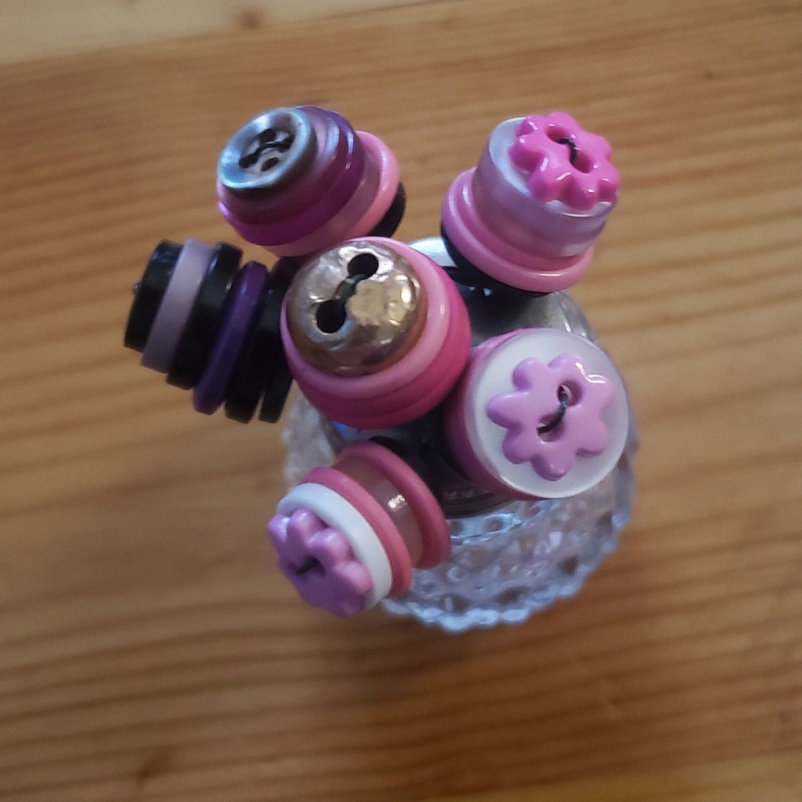 Hand Crafted Button Bouquet - Etsy