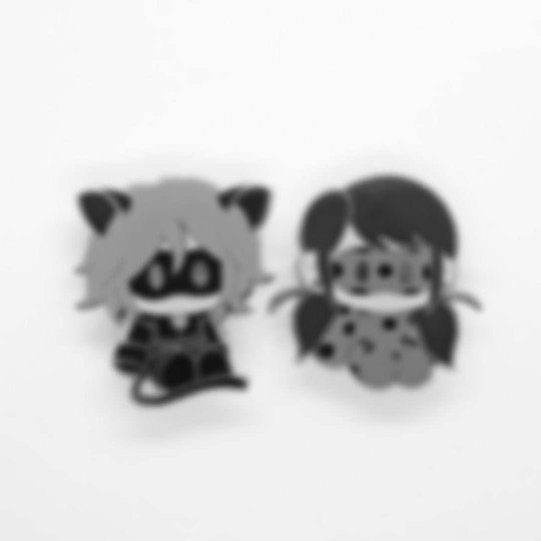 Spots & Claws Hard Enamel Pin / Acrylic Charms Plush Friends Set - Etsy