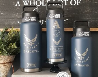 Engraved Military Yeti Tumbler Air Force Gift Deployment | Etsy
