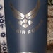 Engraved Military Yeti Tumbler, Air Force Gift, Deployment Gift for ...