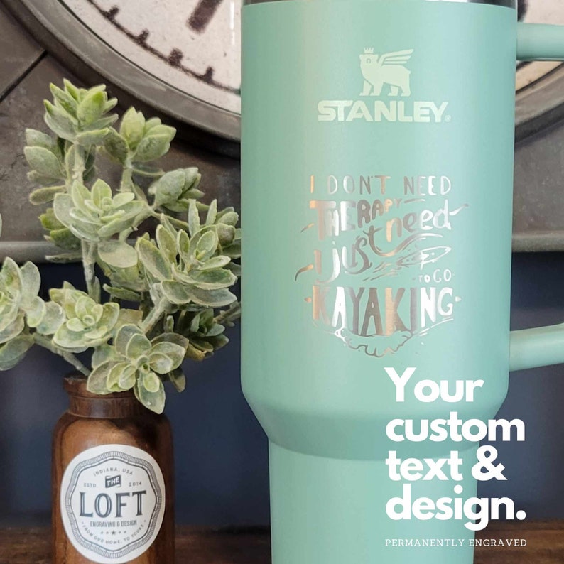 Engraved Stanley Tumbler H2.0, Personalized Stanley Quencher, Gift for ...
