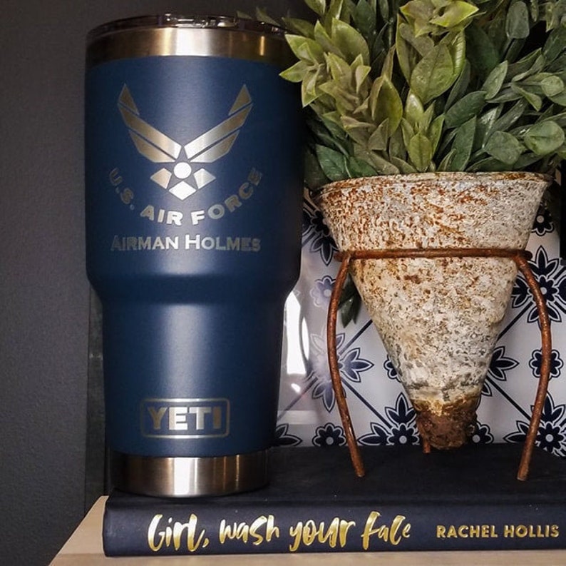 Veterans Day Gift Engraved Military Yeti Tumbler Air Force | Etsy