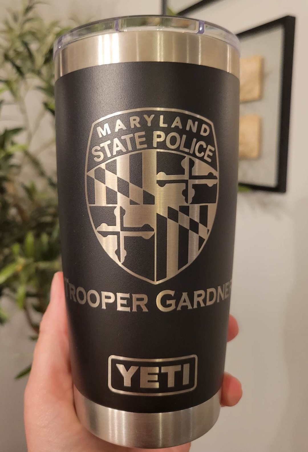 Maryland State Police, Law Enforcement Engraved Yeti, Police Officer ...