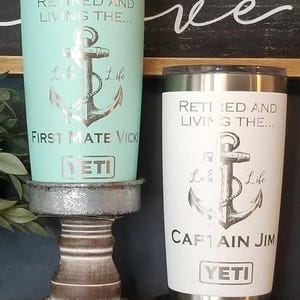Engraved Yeti Tumbler, Lake Life Cup, Boating Gifts, Boating ...