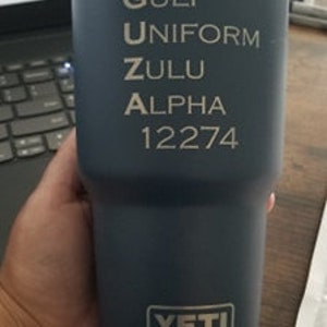 Veterans Day Gift, Engraved Military Yeti Tumbler, Air Force Gift ...