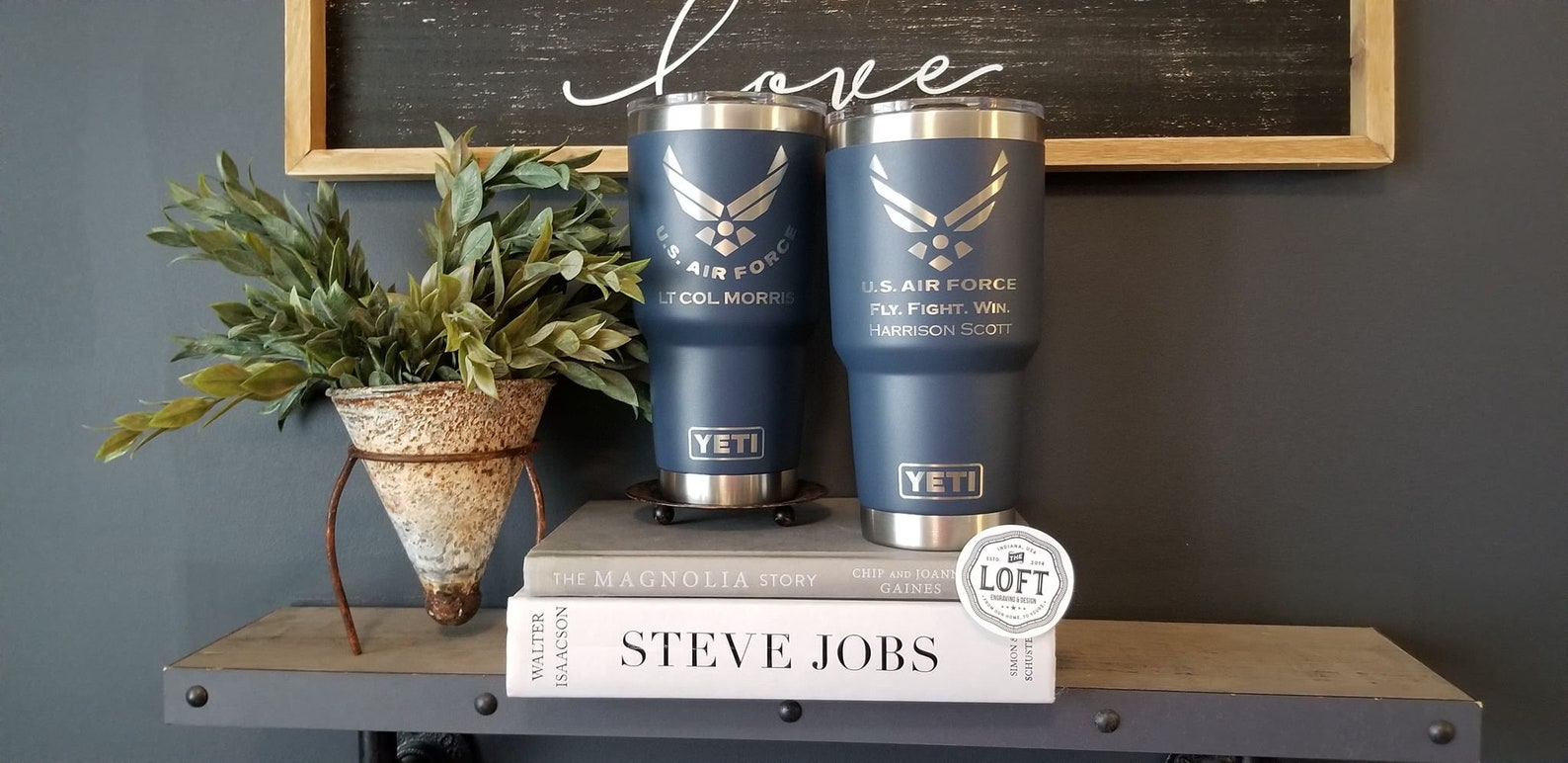 Engraved Military Yeti Tumbler, Air Force Gift, Deployment Gift for ...