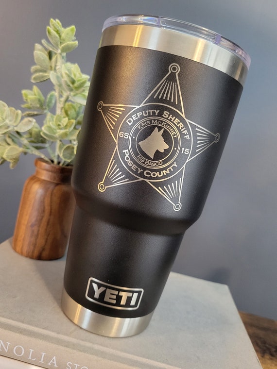 Law Enforcement Engraved Yeti Police Officer Gift Custom | Etsy