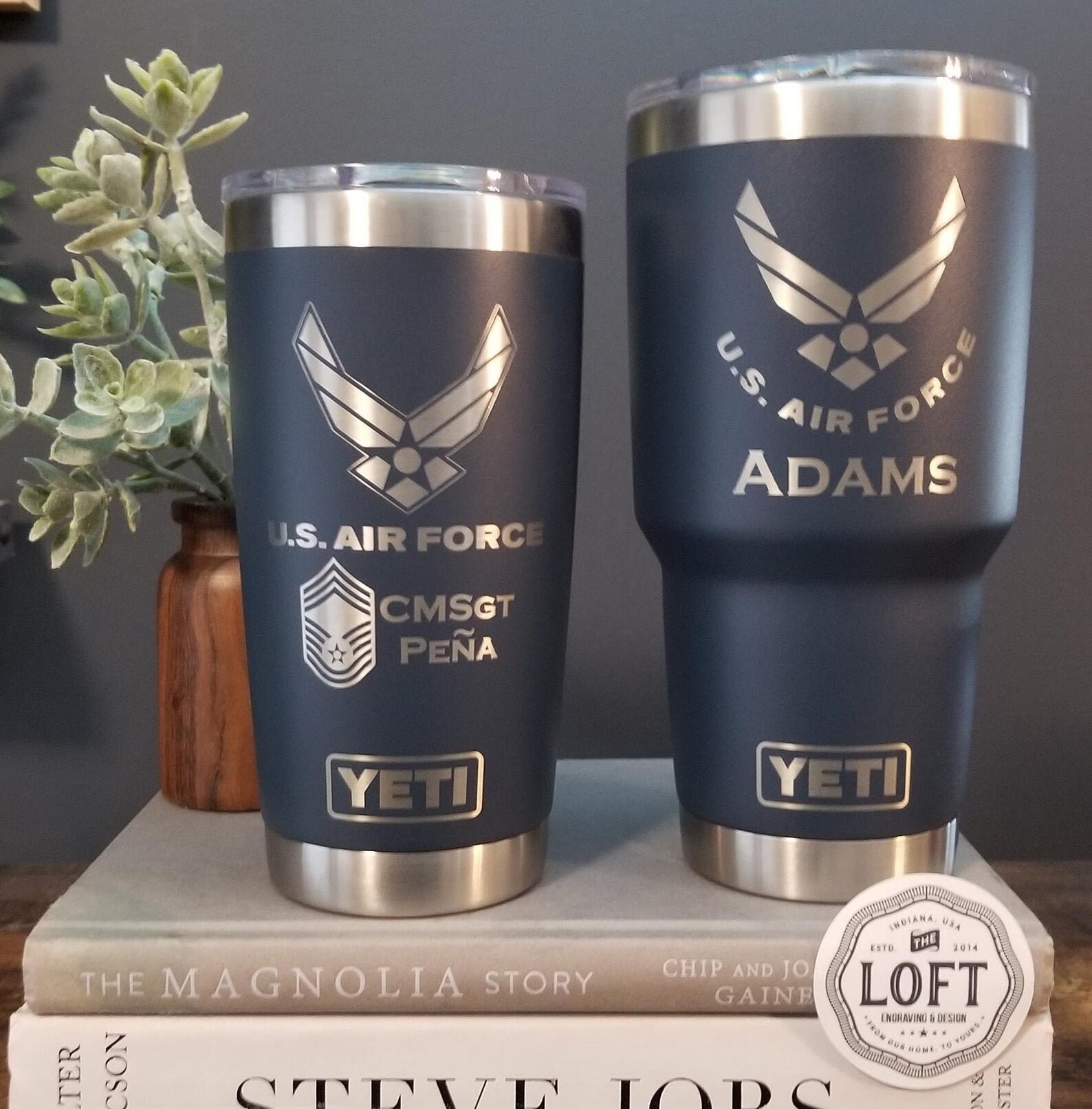 US Air Force Yeti Tumbler, Air Force Gift, Deployment Gift, Military ...