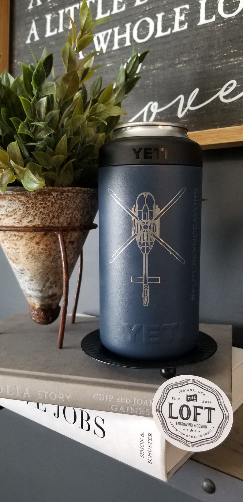 Personalized Yeti for Pilot Helicopter Pilot Gift Pilot - Etsy