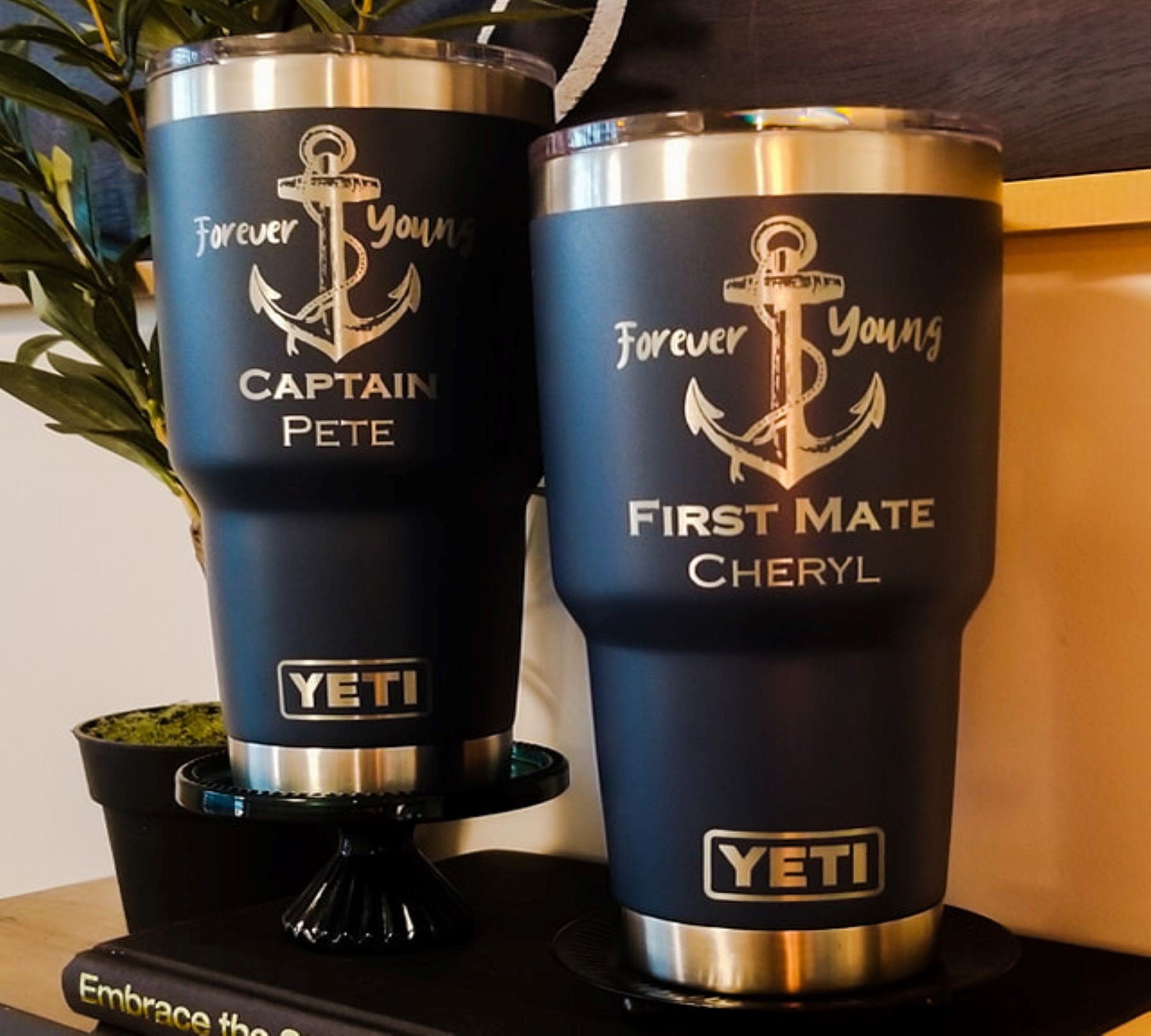 Engraved Yeti, Lake Life Cup, Boating Gifts, Captain Tumbler, Boat ...
