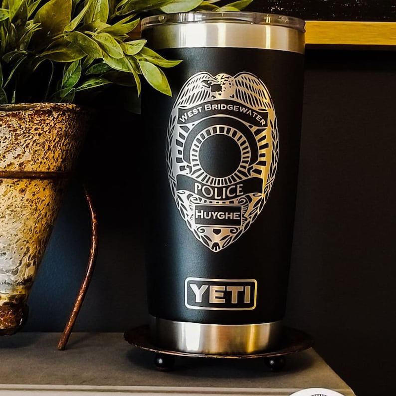 Law Enforcement Engraved Yeti Police Officer Gift Custom | Etsy