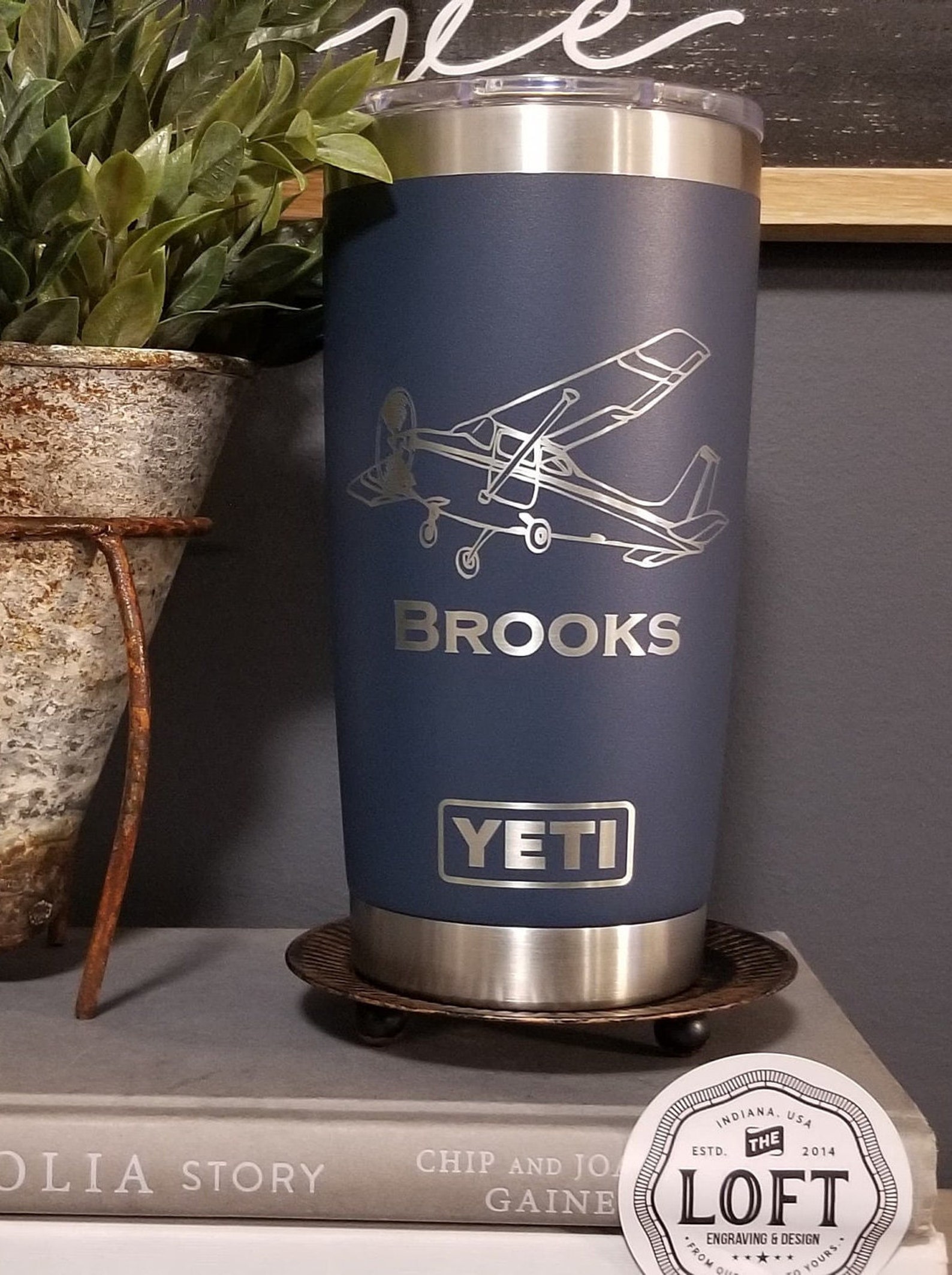 Personalized Yeti for Pilot Helicopter Pilot Gift Pilot - Etsy