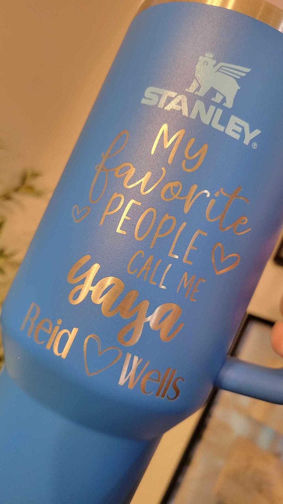 Christmas Stanley Tumbler, Custom Engraved Stanley, Personalized ...