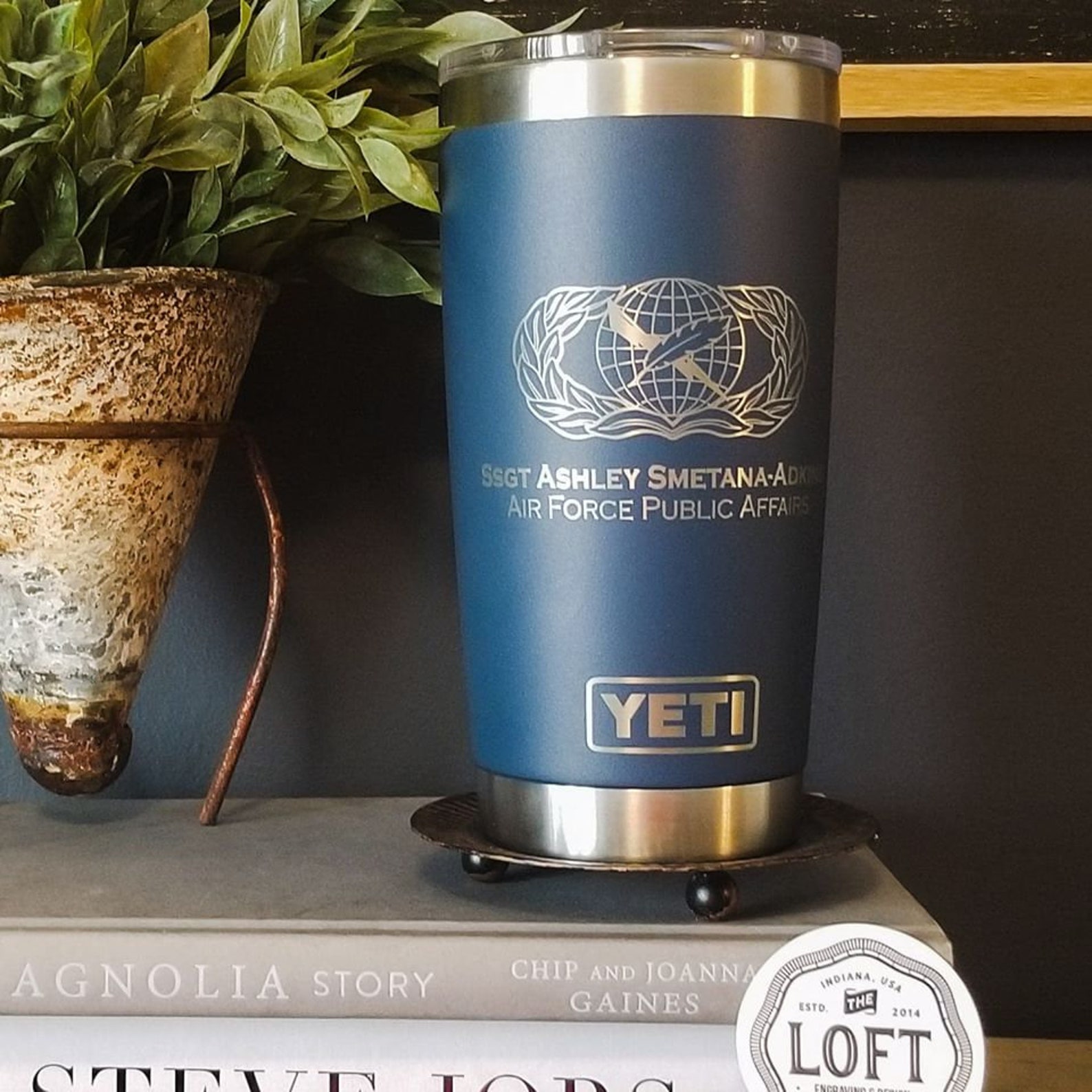 Engraved Military Yeti Tumbler, Air Force Gift, Deployment Gift for ...