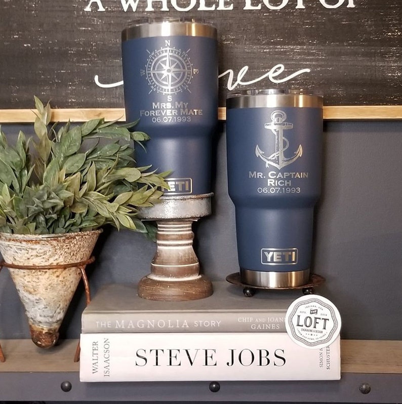 Engraved Yeti Navigation Compass Boating Gifts Captain - Etsy