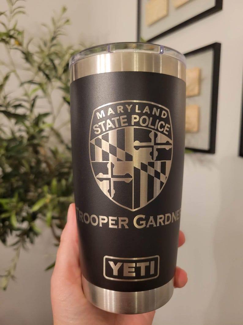 California Wildlife Yeti, Law Enforcement Engraved Yeti, Police Officer ...