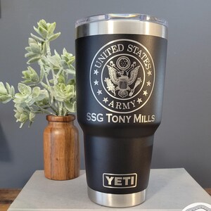 US Air Force Yeti Tumbler, Air Force Gift, Deployment Gift, Military ...