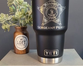 Law Enforcement Engraved Yeti Police Officer Gift Custom | Etsy